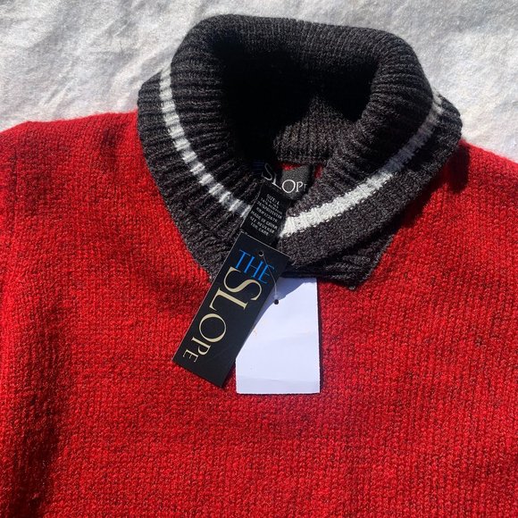 Slope | Shirts & Tops | New Youngman Redblack Sweater | Poshmark